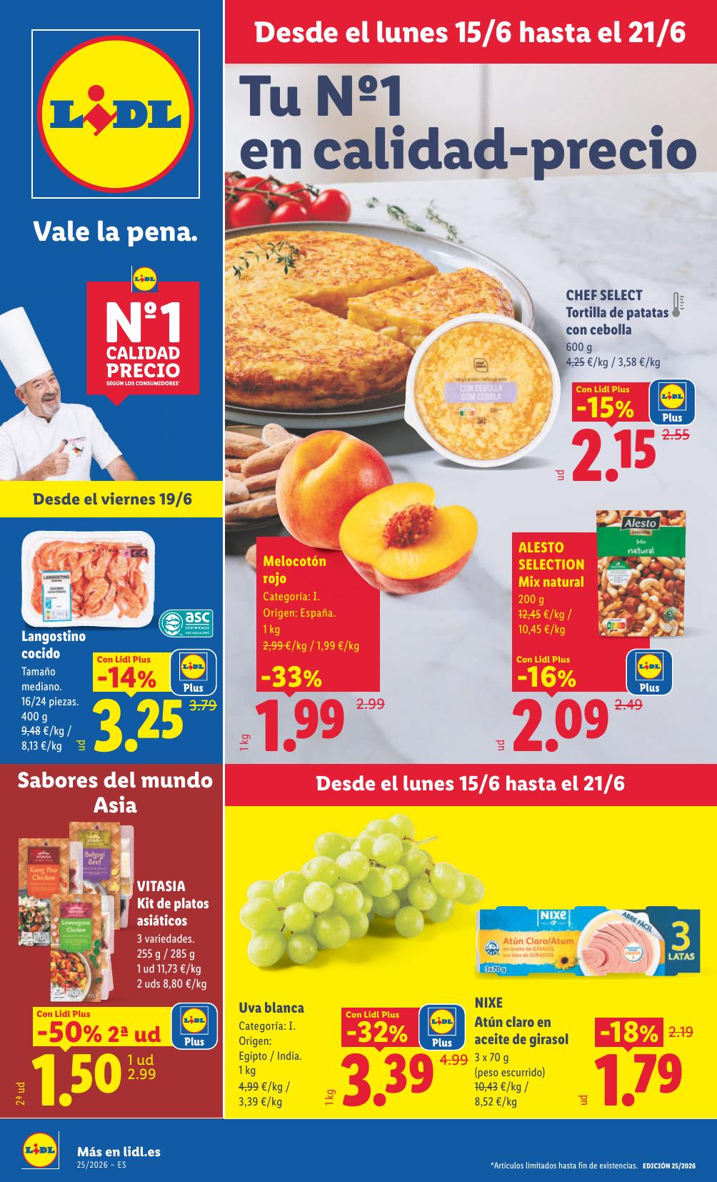 Folletos y ofertas Lidl esta semana · Catálogo Alimentación junio 2026 ...